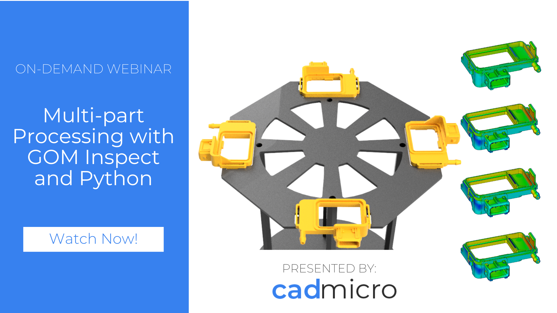 Multi Part Processing With Gom Inspect And Python Cad Microsolutions Inc 8200