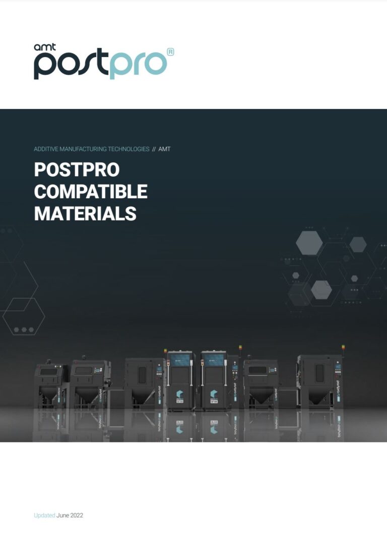 Data Sheet: AMT Postpro Compatible Materials - CAD MicroSolutions Inc.